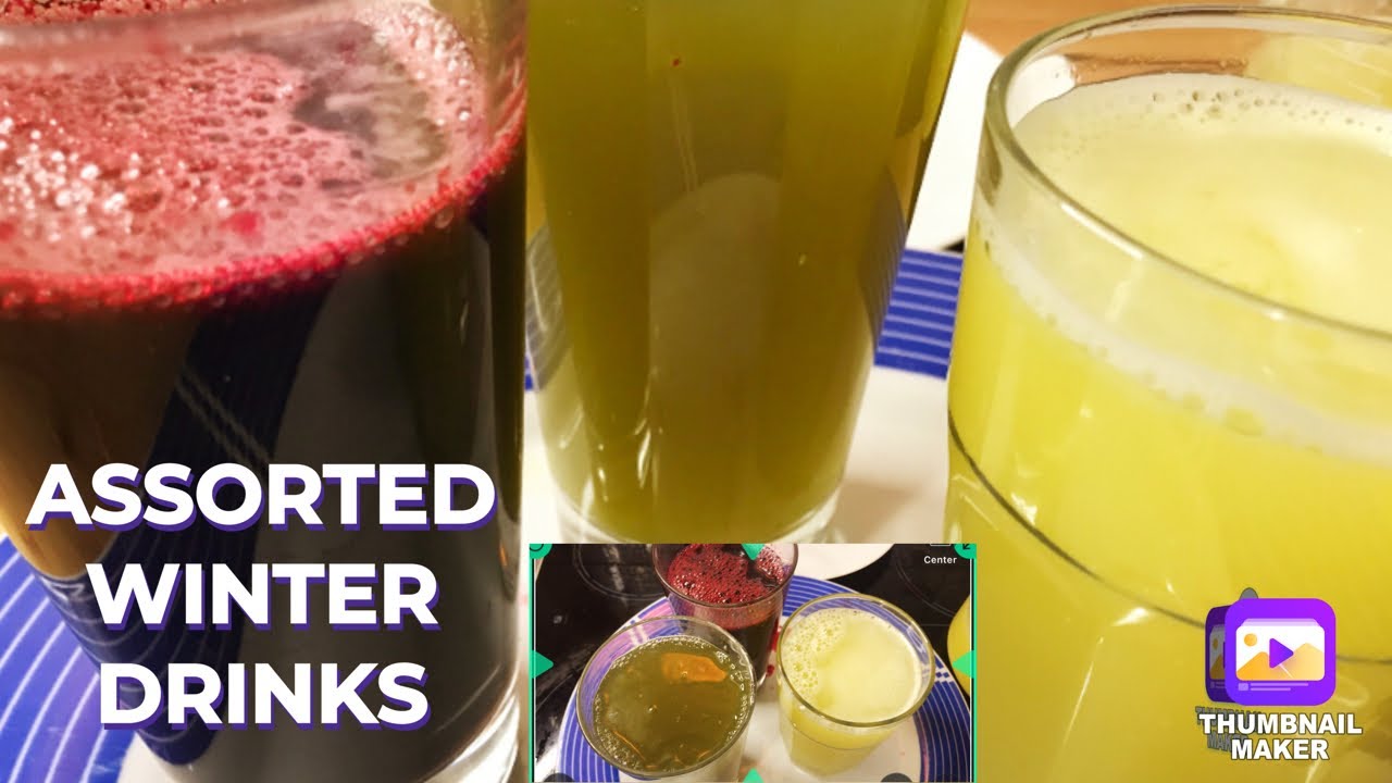 WINTER DRINKS | How To Make Assorted Winter Drinks #winter #drinks # ...