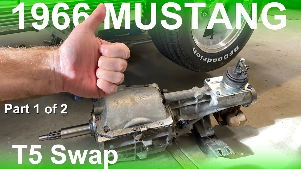 Swapping in a T5 Transmission in a Mustang - PART 1 of 2 - YouTube