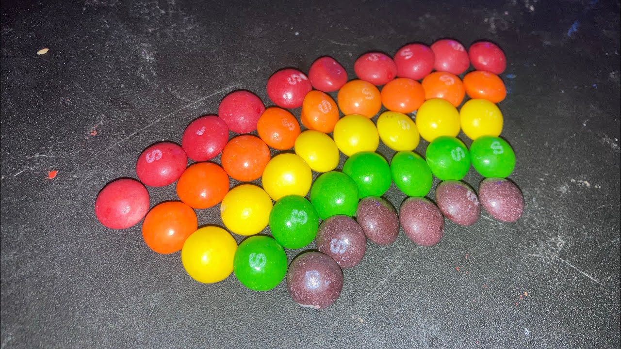 Learn About The Colors Skittles And Numbers Counting 1-10 - YouTube