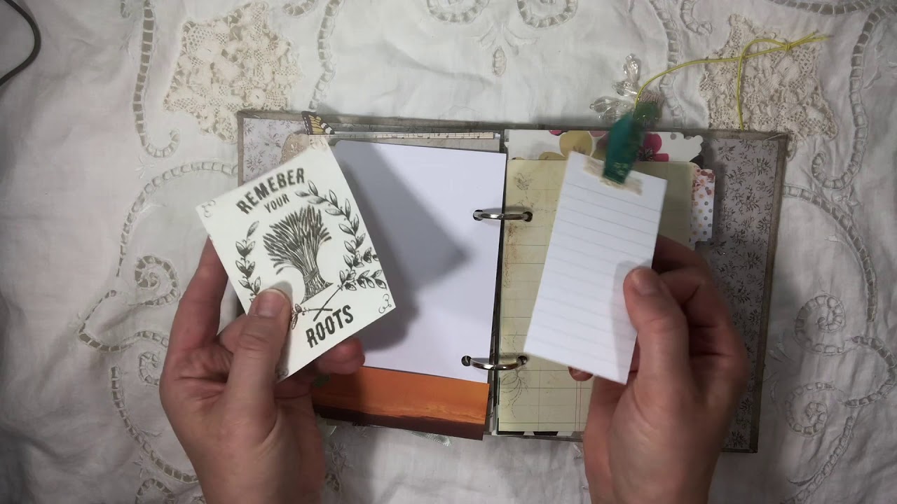 Binder Junk Journal - YouTube