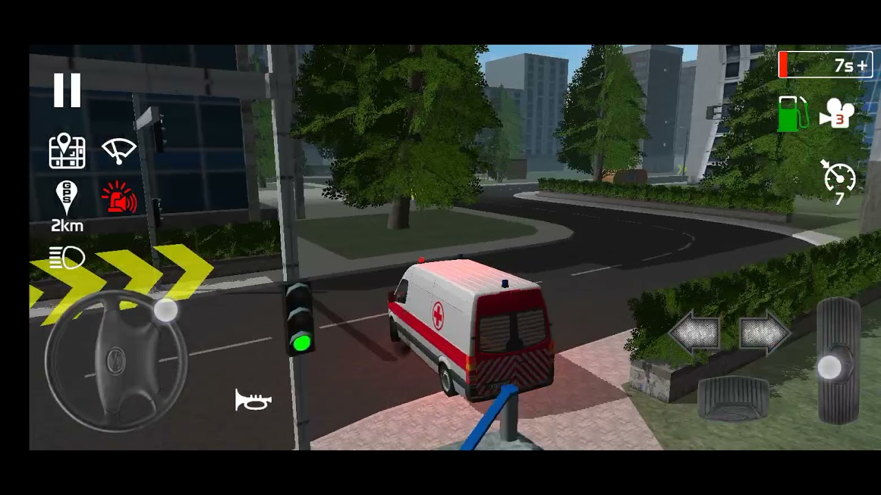 emergency ambulance service game best game - YouTube