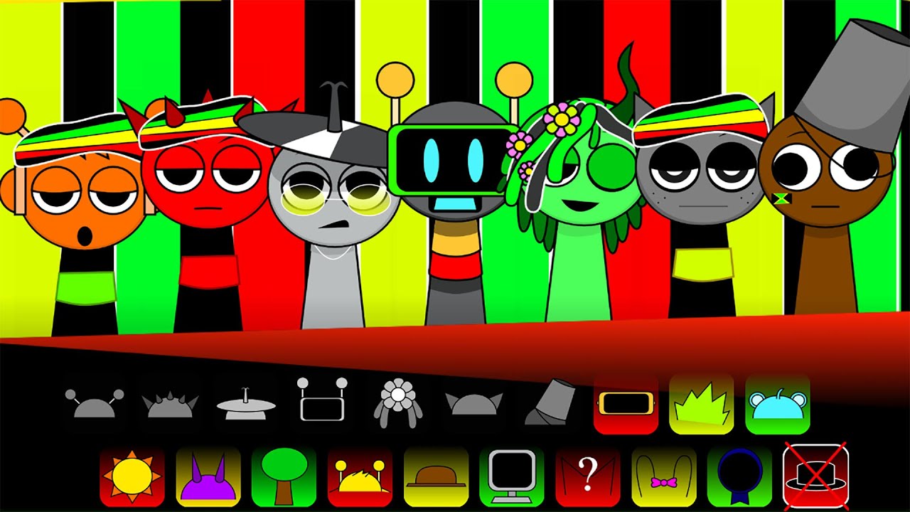 Jamacian sprunki (When Icons from Different Universes Meet!) - YouTube