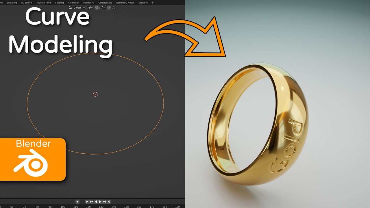 How to Create a Simple Ring and Stunning Render - YouTube