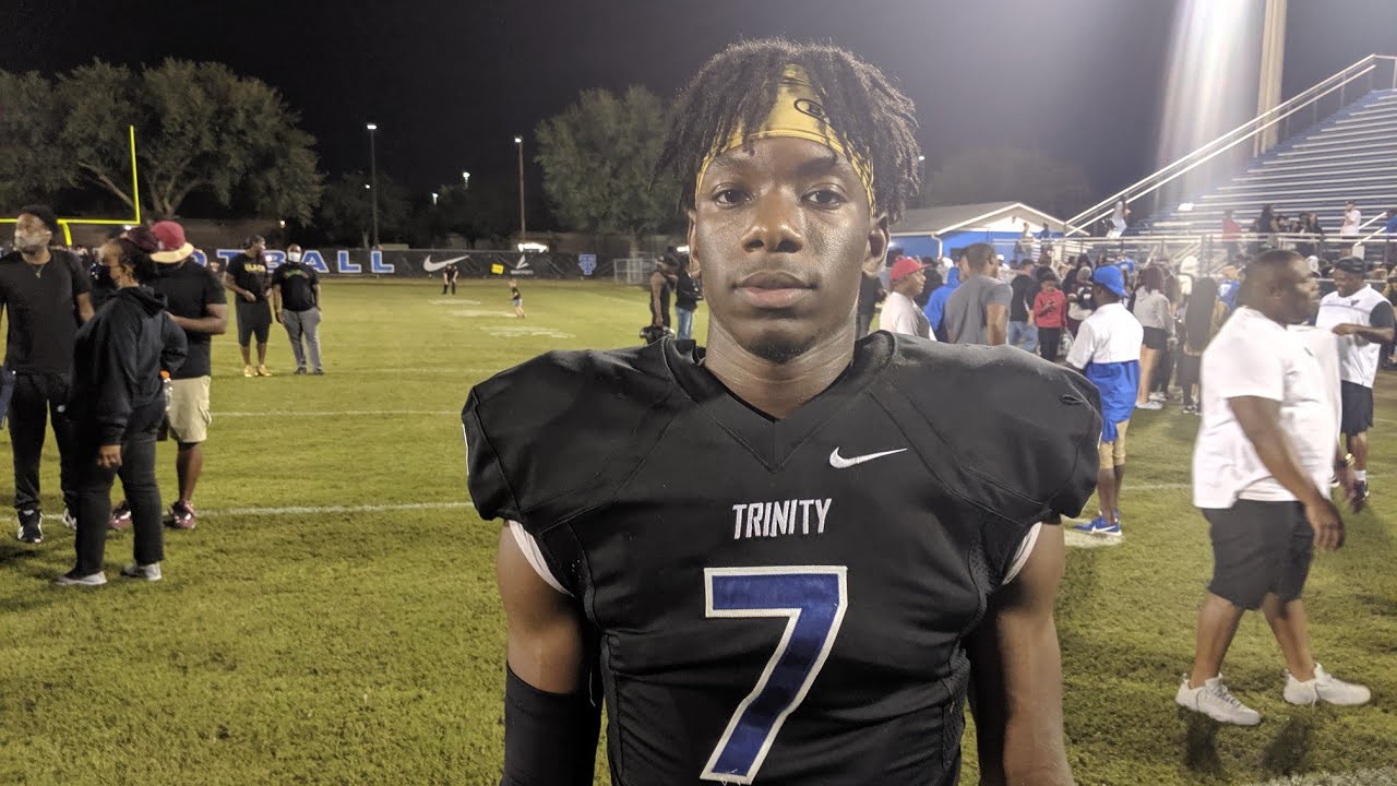 Terrell Jackson Pick6 vs FSU - YouTube