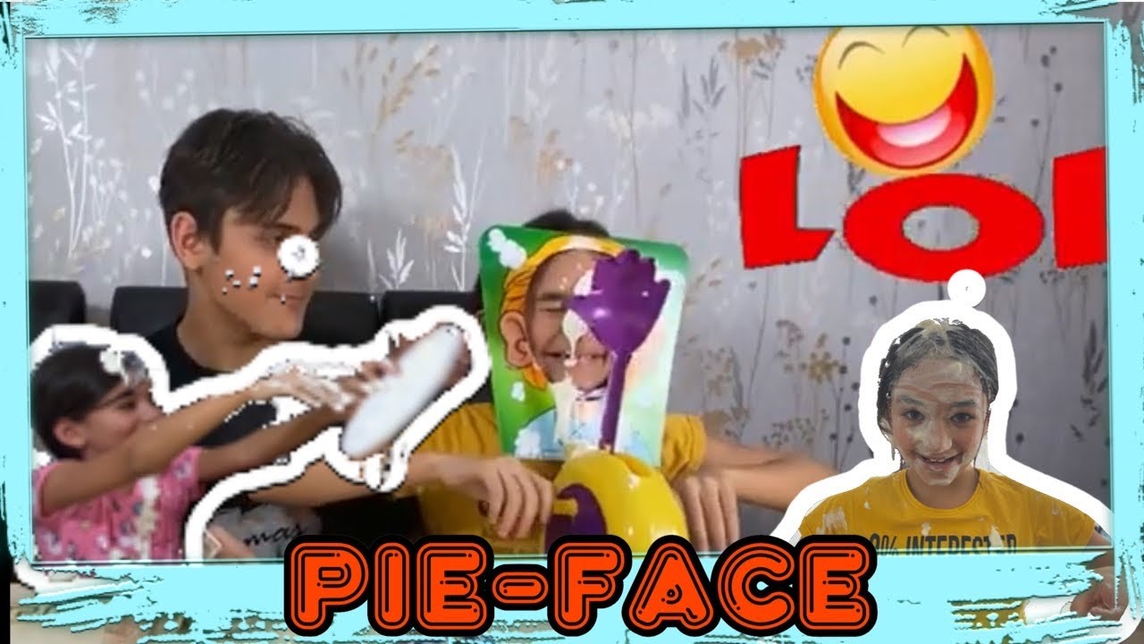 PIE FACE CHALLENGE!!! Messy Whipped Cream in the FACE with our brother ...