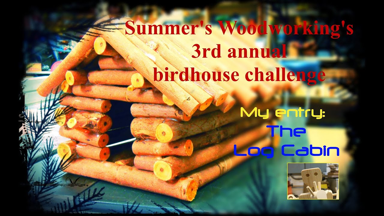 Make a Simple Log Cabin Birdhouse - YouTube