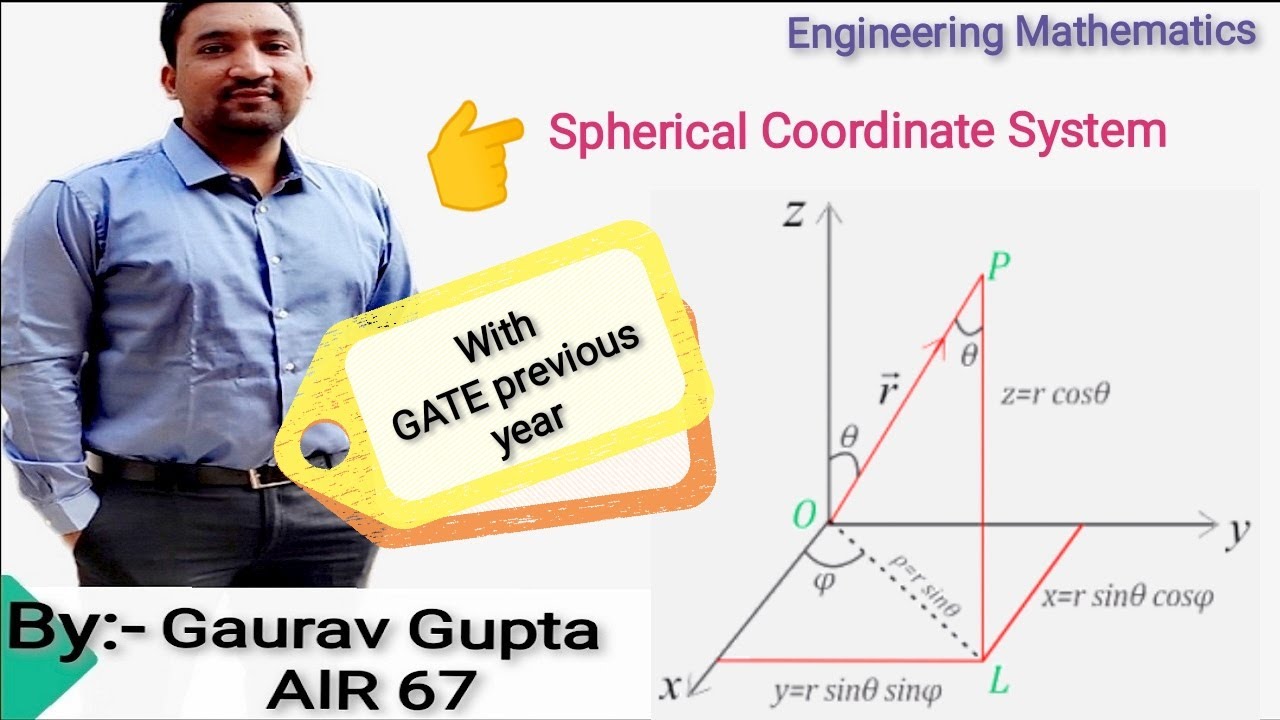 18.) Spherical Coordinate System|VECTOR & INTEGRAL CALCULUS|Engineering ...
