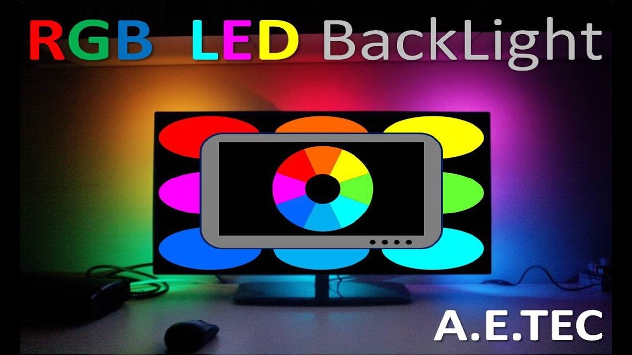 RGB LED BackLight V3 (Ambilight) By A.E.Tec - YouTube