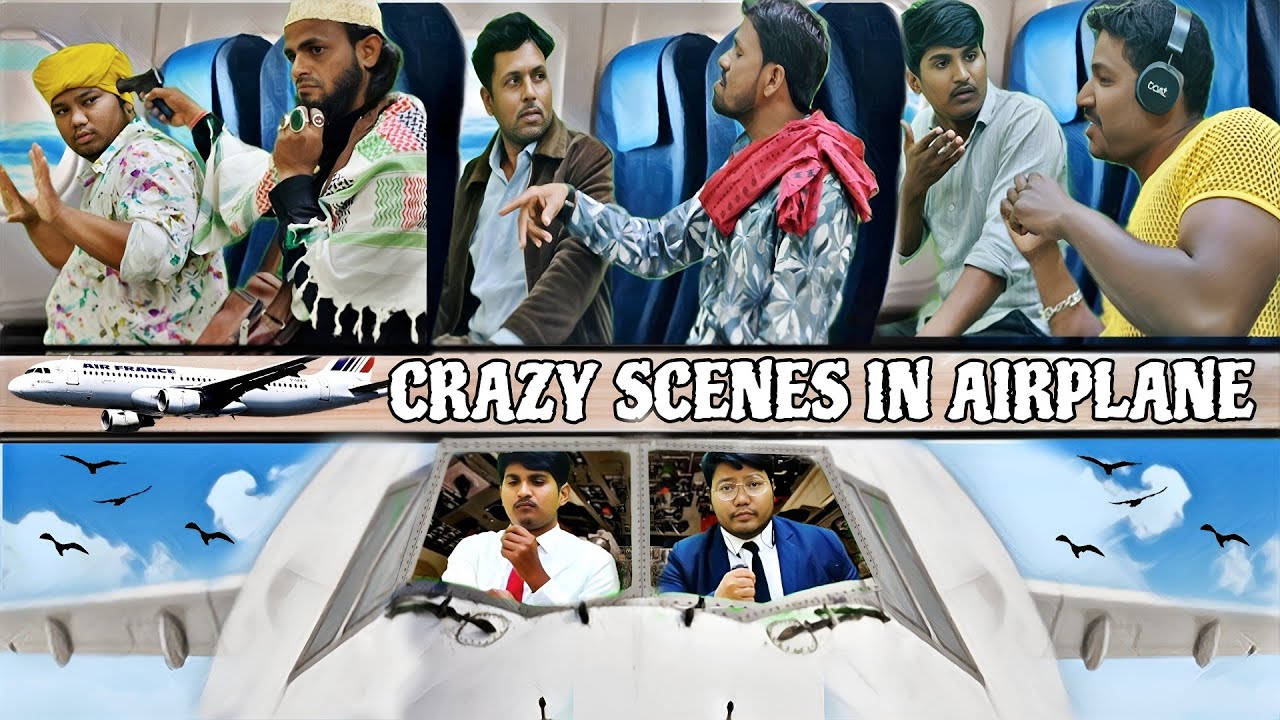 Crazy Scenes in Airplane | Golimarsabku - YouTube