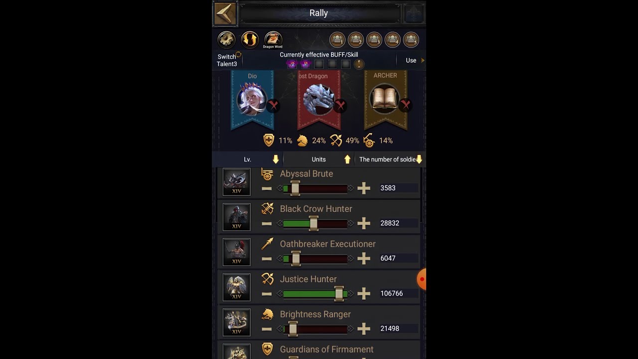 Clah of kings. Good for archers. passive skill Freezing Of Water (Rally ...