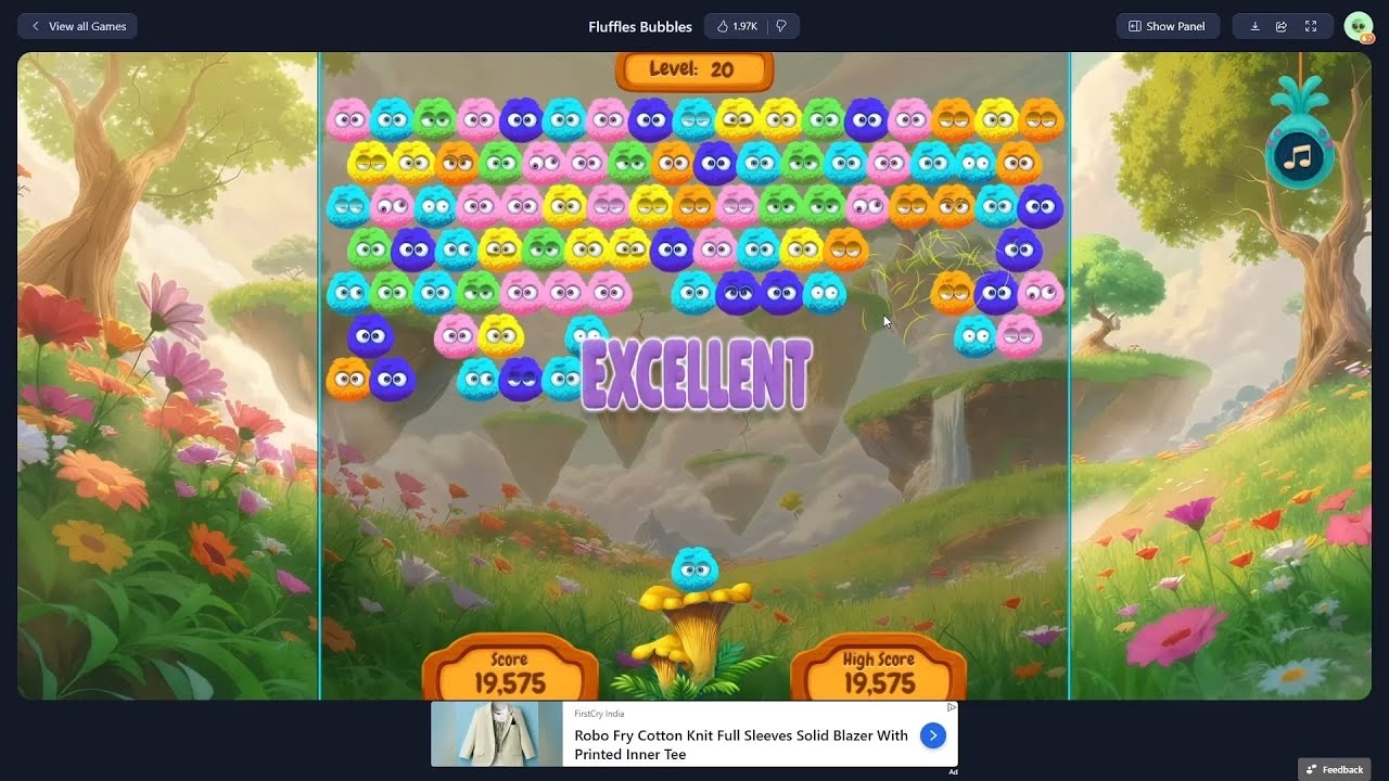 Fluffles Bubbles Levels 1 to 20 - MSN Games [GamesPlayingNow] - YouTube
