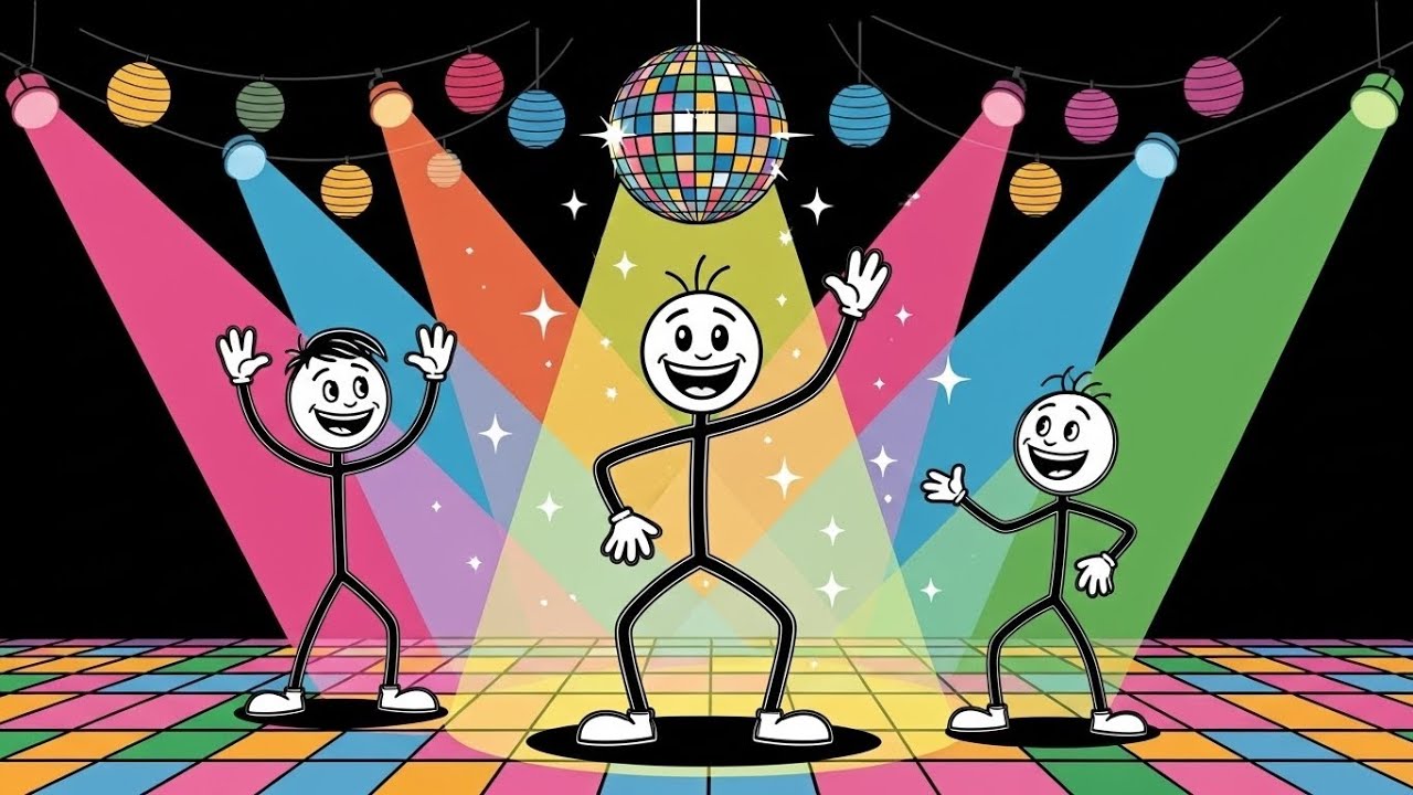 The New Happiest Disco Stick Men Dance 2026 | Just Release Stickman ...