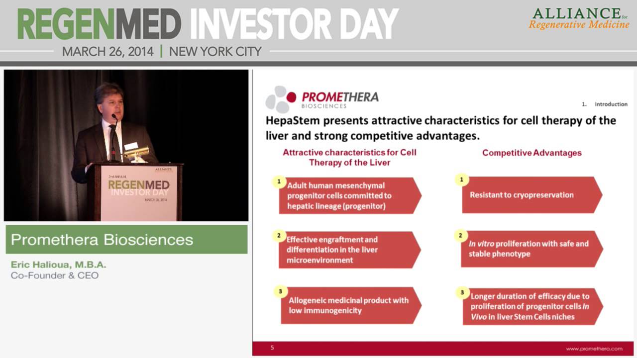 Promethera Biosciences - YouTube