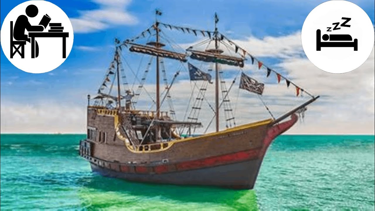(NO ADS) Pirate Ship Creaking | 1 hour | Sound to Sleep, Relax, or even ...