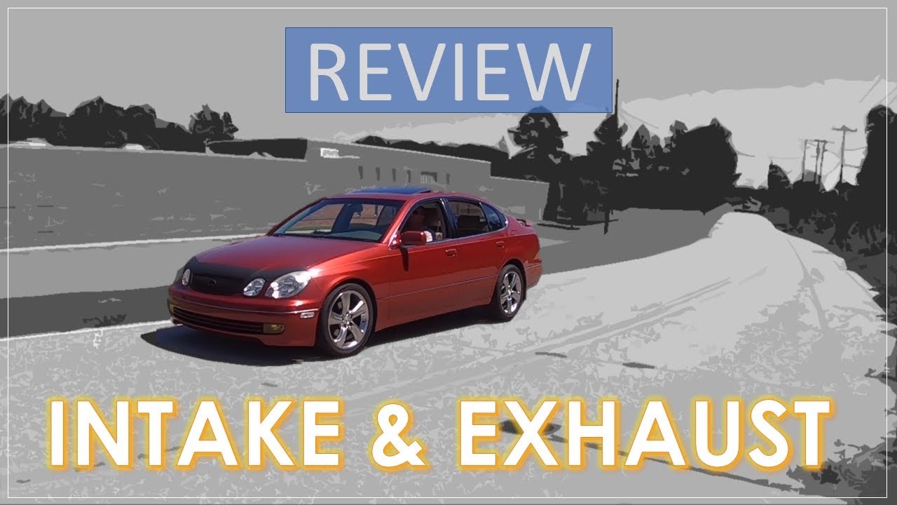 Lexus GS400 Intake & Borla Exhaust - YouTube