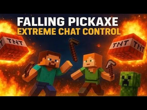 ⚒️ Falling Pickaxe Challenge LIVE 🔥 | Can I Survive the Chaos? 😱 ...