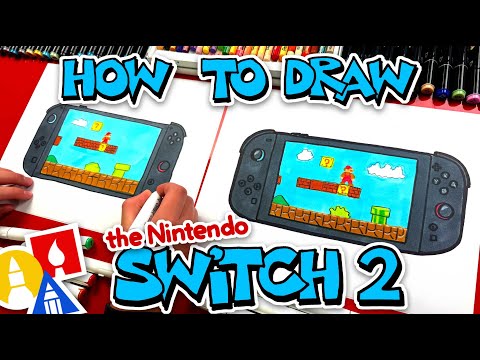 How To Draw The Nintendo Switch 2 | Safe Videos for Kids
