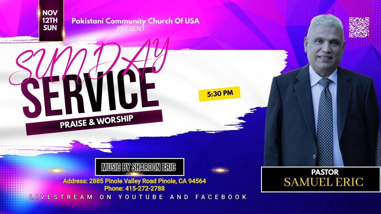 Sunday Service Livestream - Pastor Samuel Eric - Pinole CA, Bay Area ...