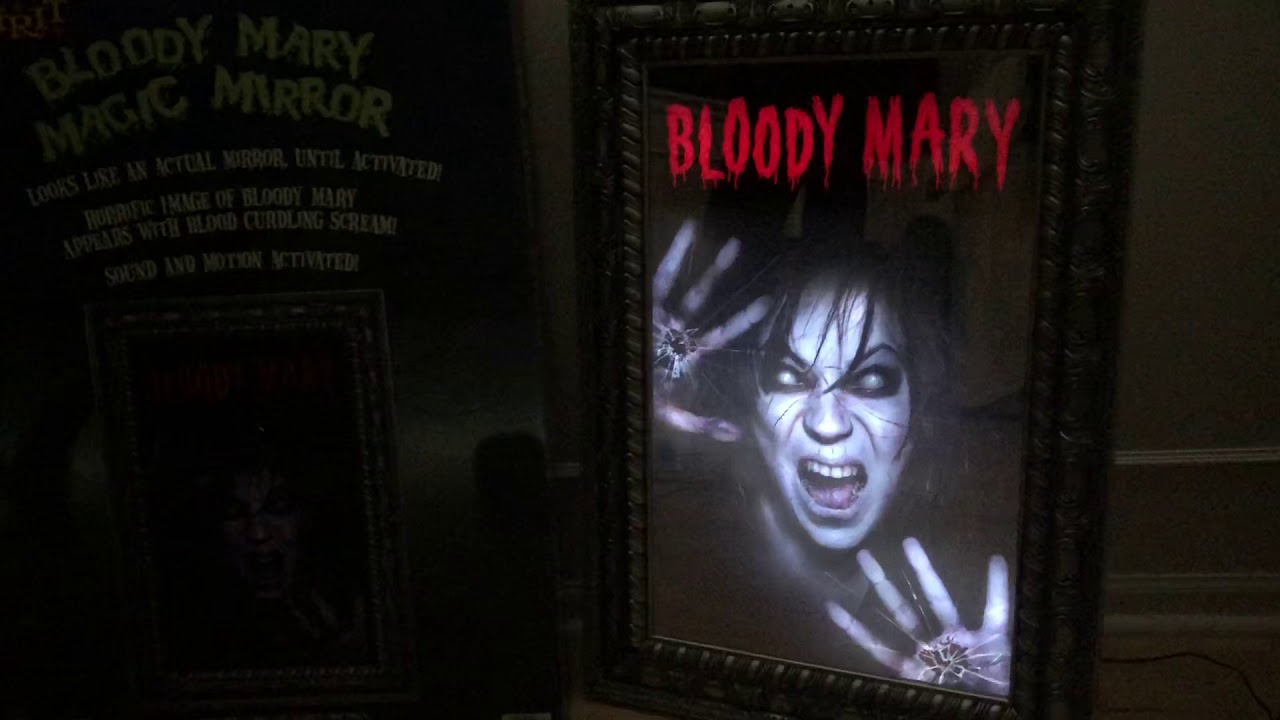 Spirit Halloween Bloody Mary Mirror - YouTube