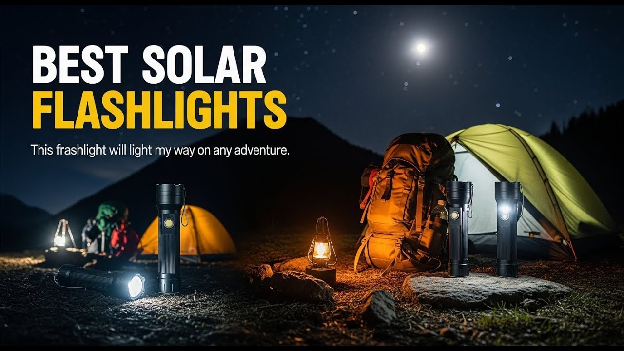 Top 5 Best Solar Flashlights 2026 | Flashlights That Never Die – Top ...
