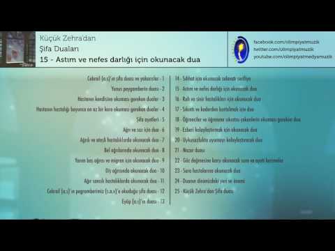Astım Ve Nefes Darlığı İçin Okunacak Dua