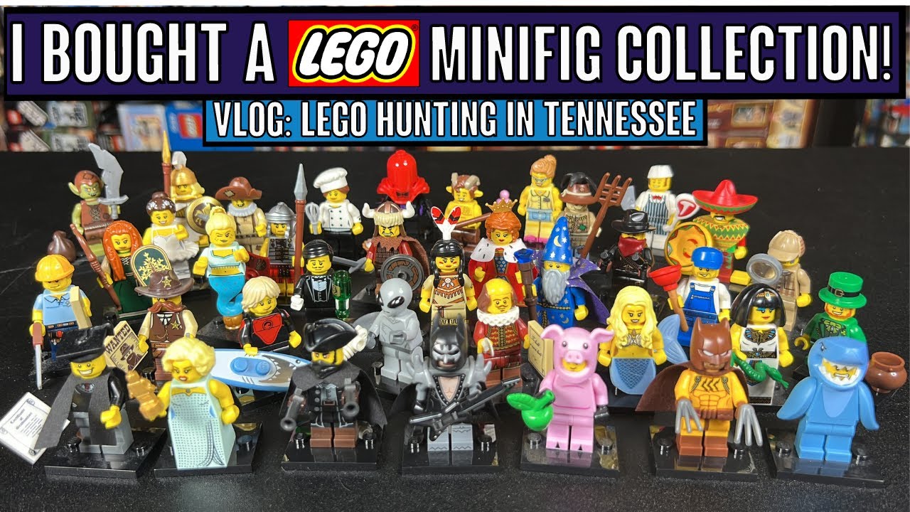 VLOG: HUGE $200 LEGO Minifig Haul in Nashville! - YouTube