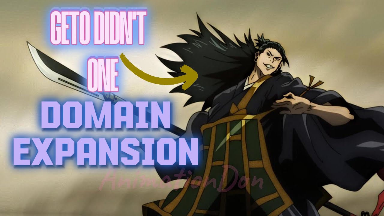 The Truth Behind Geto's Domain Expansion REVEALED - YouTube