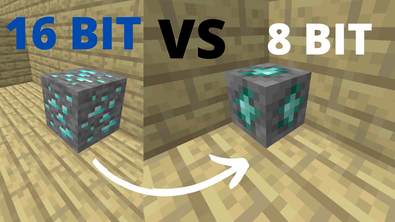 Textures 16 BIT VS 8 BIT - YouTube