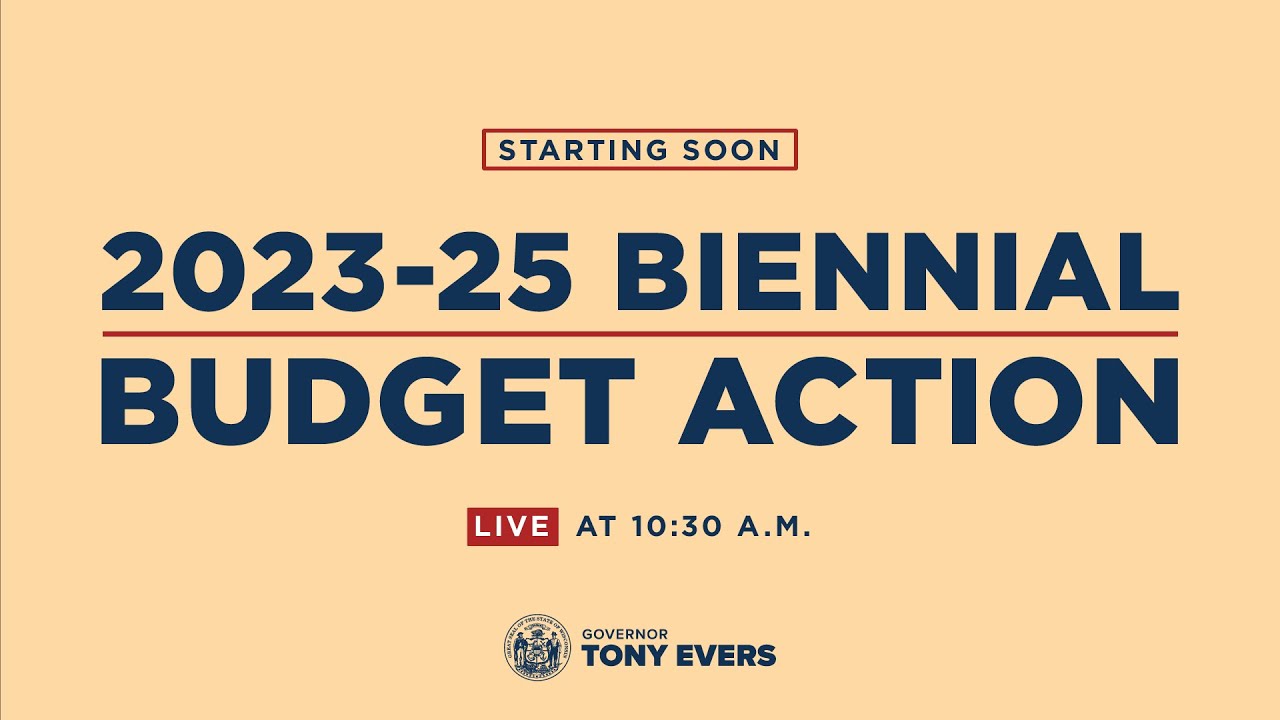 Gov. Evers Takes Action on the 2023-25 Biennial Budget - YouTube