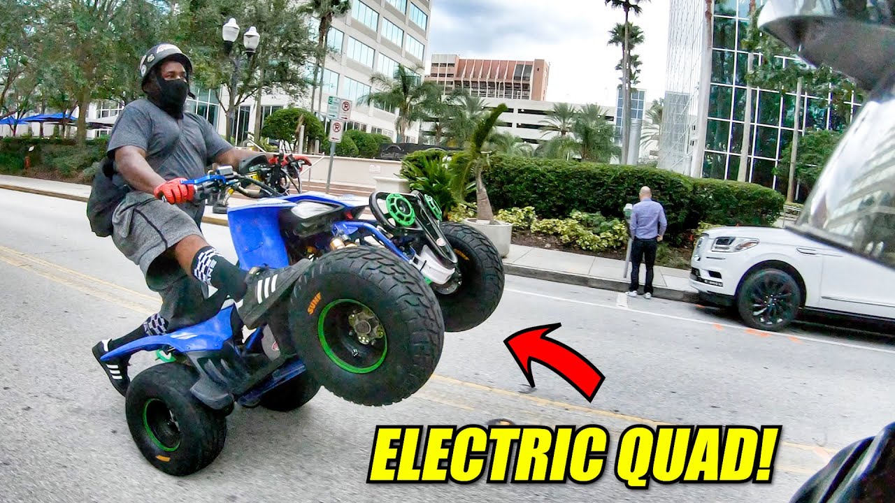 HE BUILT A ELECTRIC QUAD AND IT SHREDS! - YouTube