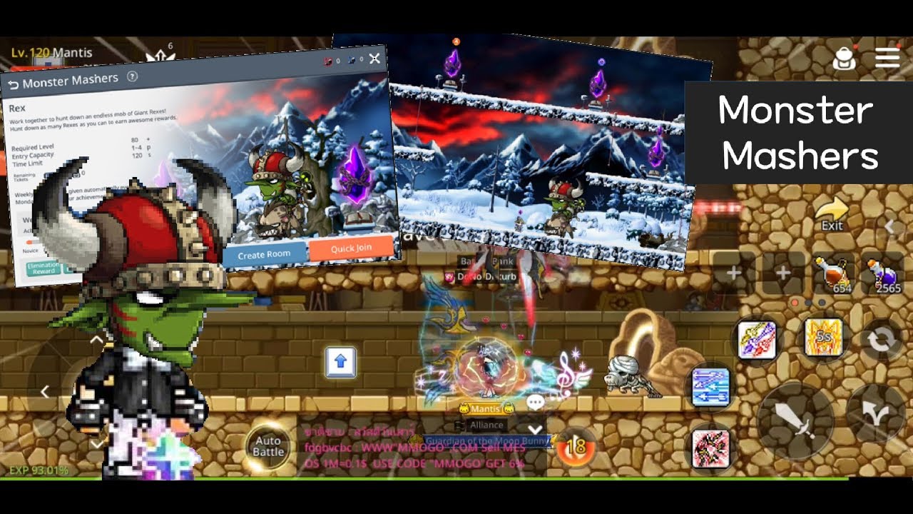 Maplestory M Starforce Earrings?! Monster mashers update preview - YouTube