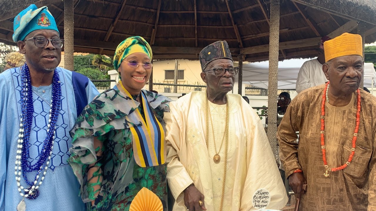 YORUBA TENNIS CLUB MEMBERS JOIN OLORI ADERONKE TO HONOR PA ALEX ...