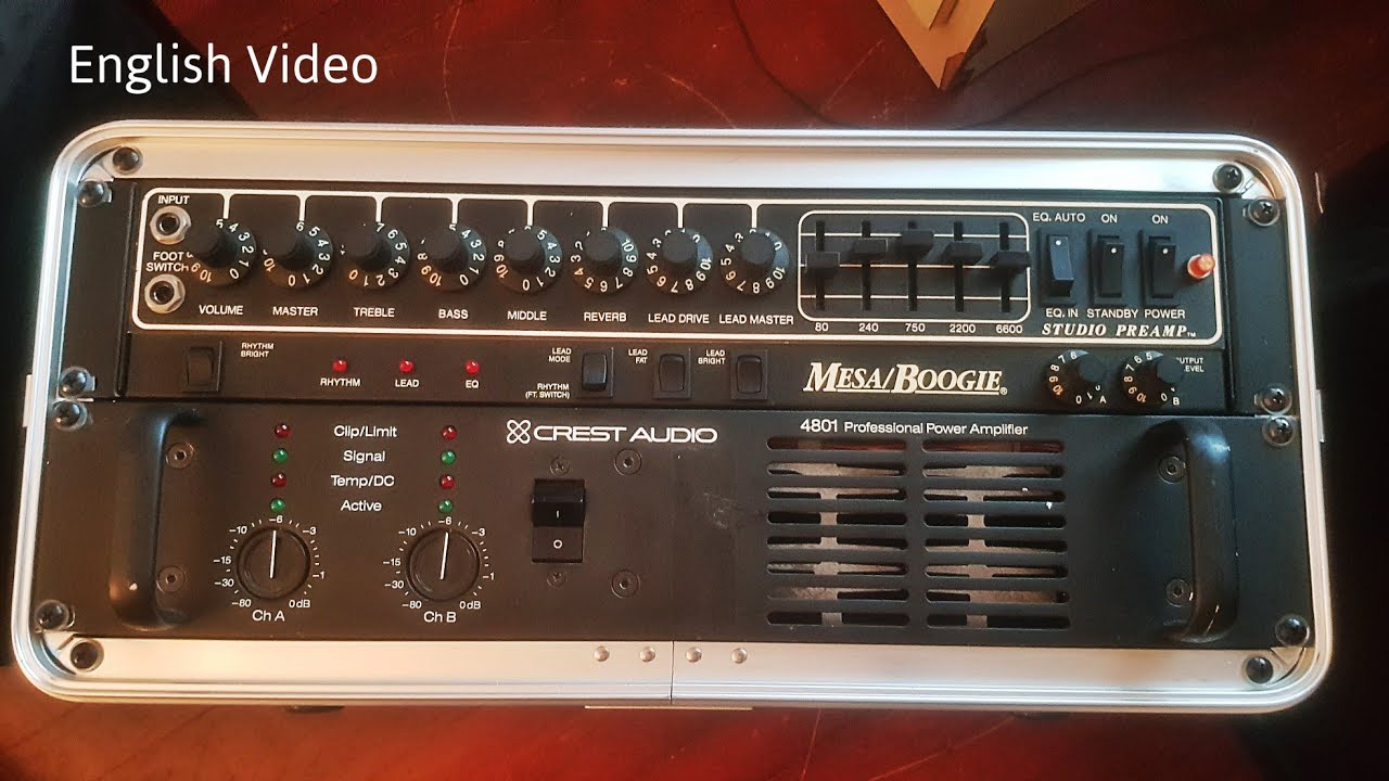 TALKING ABOUT THE MESA BOOGIE STUDIO PREAMP AND STUDIO .22 + COMBO ...