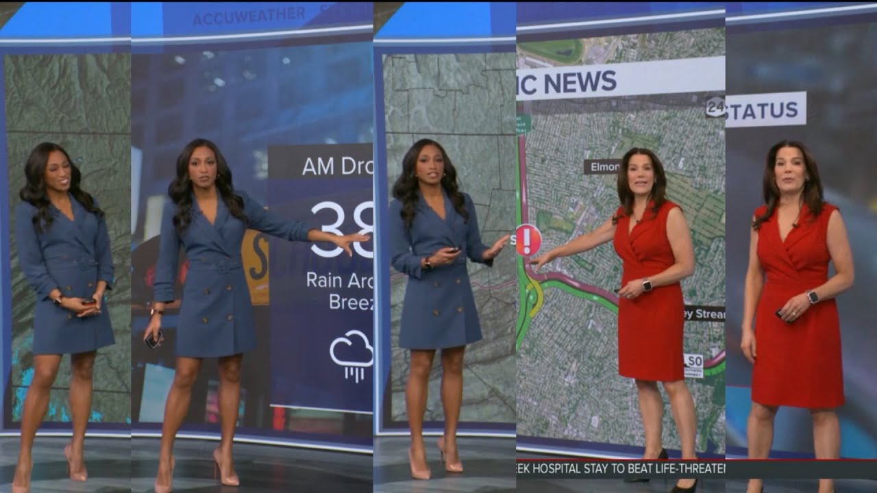 Brittany Bell and Heather O'Rourke for ABC7 News with the Weather ...
