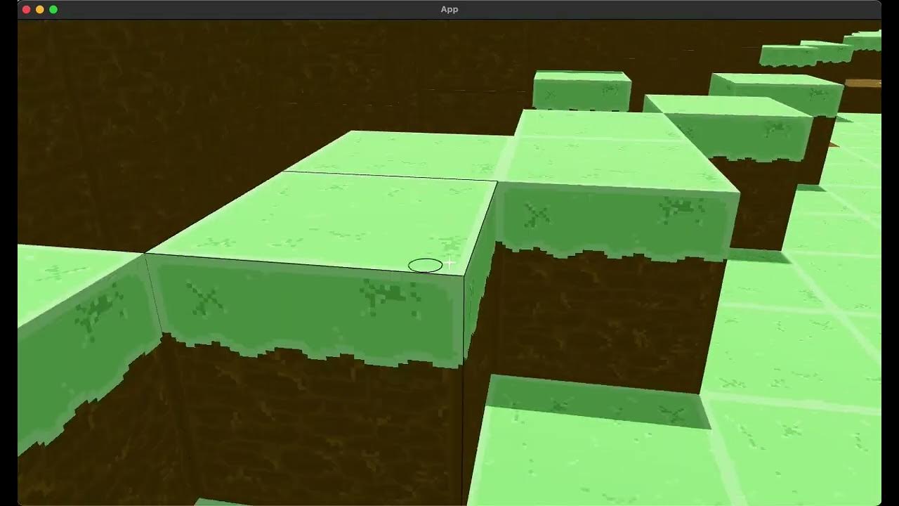 a Voxel game （like MC）write by rust power by bevy . support the online multiplayer. - YouTube