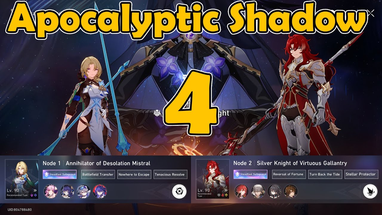 HSR 2.3 NEW ENDGAME APOCALYPTIC SHADOW 4 - Acheron Carry & Superbreak ...