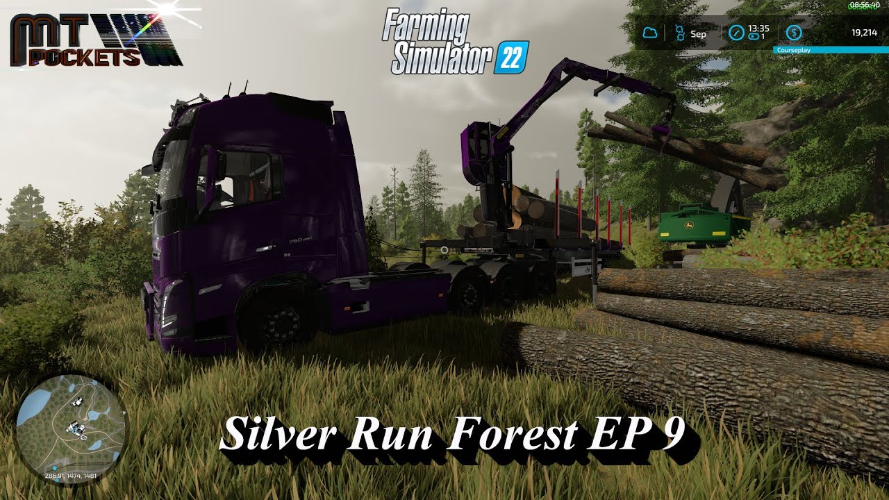 SILVER RUN FOREST EPISODE 9 -- FS22/PC WORKING! WORK WORK! - YouTube