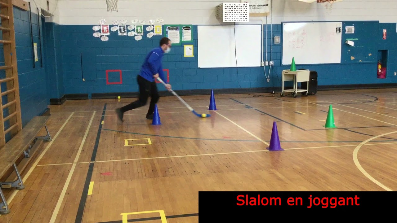 slalom jogging - YouTube