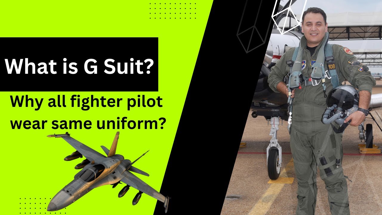 Why fighter jet pilot wear same uniform worldwide? What is G Suit ...