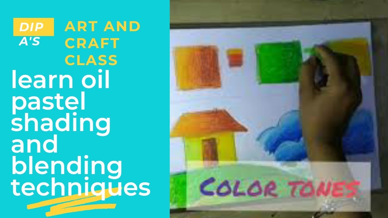 learn how to give shading in oilpastel and it's application ...