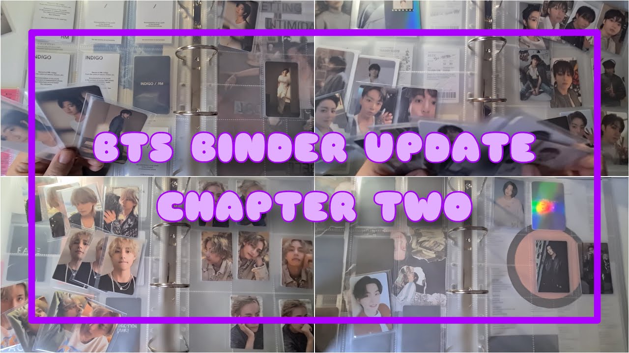 BTS CHAPTER 2 BINDER UPDATE - YouTube