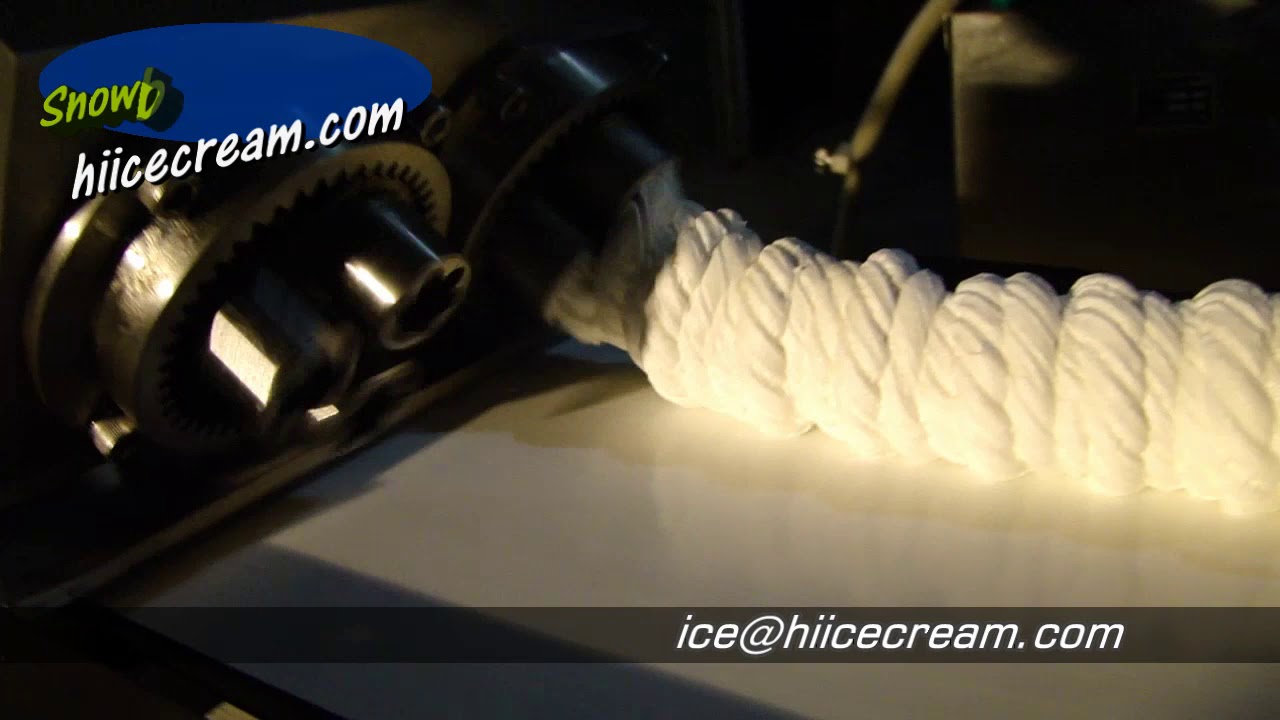 ice cream horizontal extrusion machine Twister ice cream machine ...