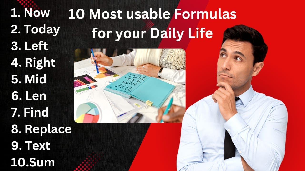 10 Most usable Excel formula for your daily life | Best Excel formula ...