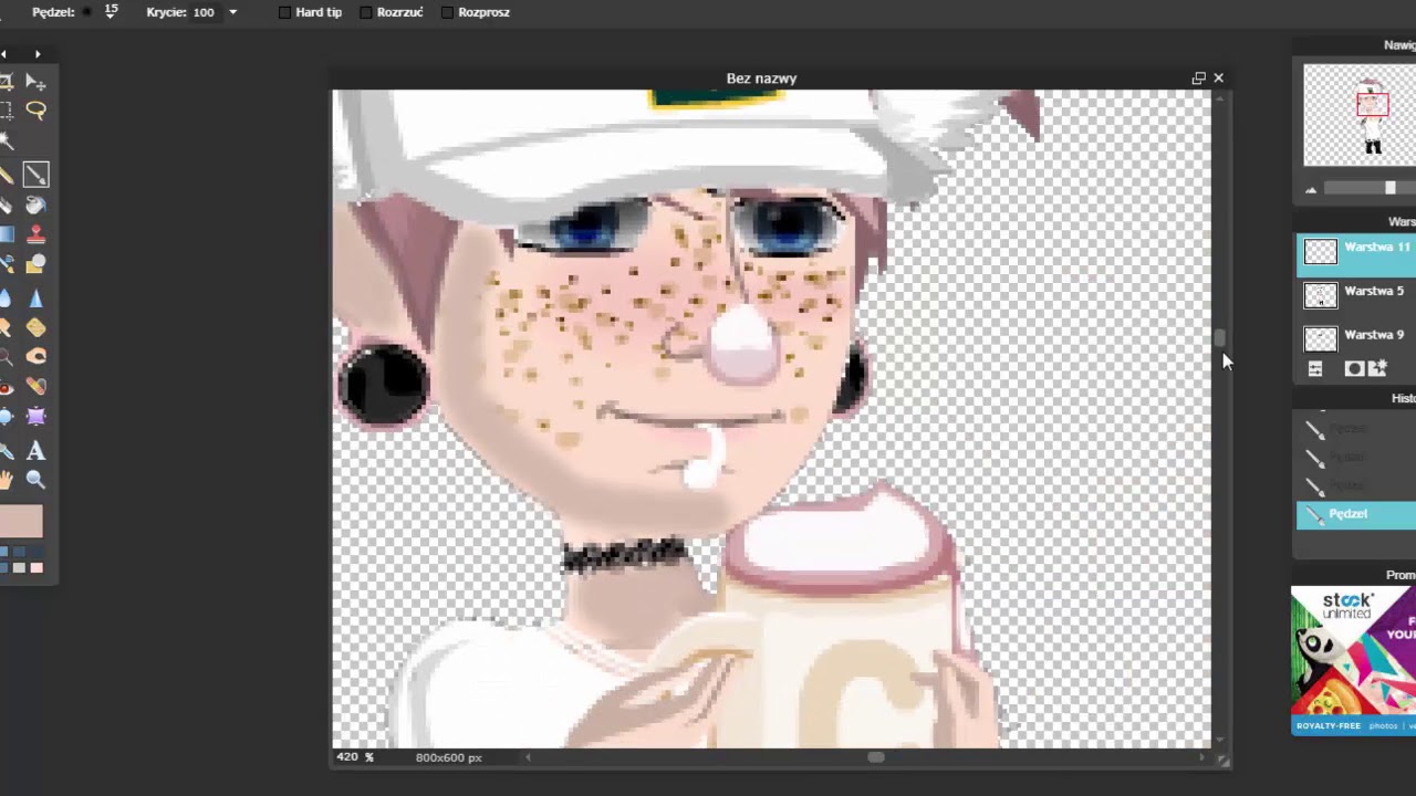 how to make a msp speedpaint on pixlr - xStuux - YouTube