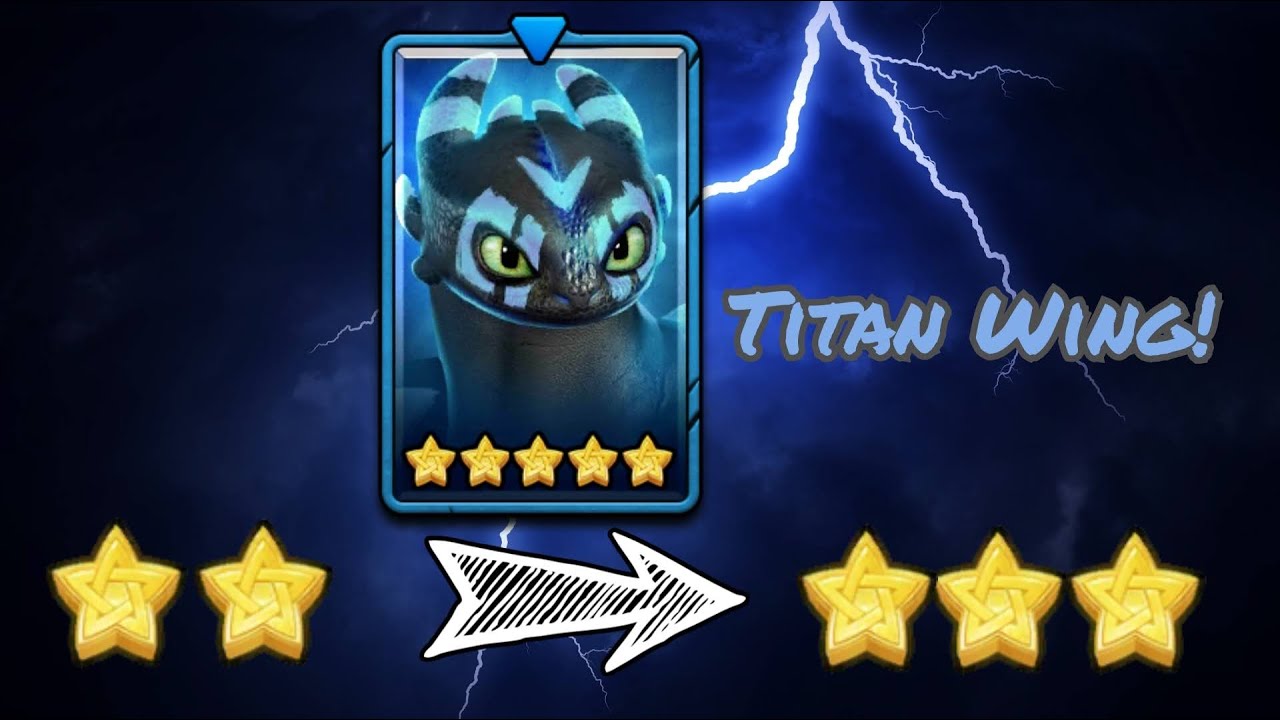Training Dreadfall Toothless to Titan Wing (3 star) | Dragons: Titan ...