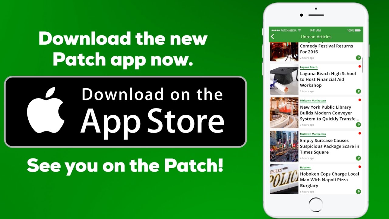 Get Your Community News on the NEW Patch App - YouTube