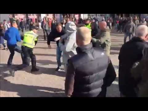 Utrecht hooligans vs. antifa 11.10.2015 (HD)