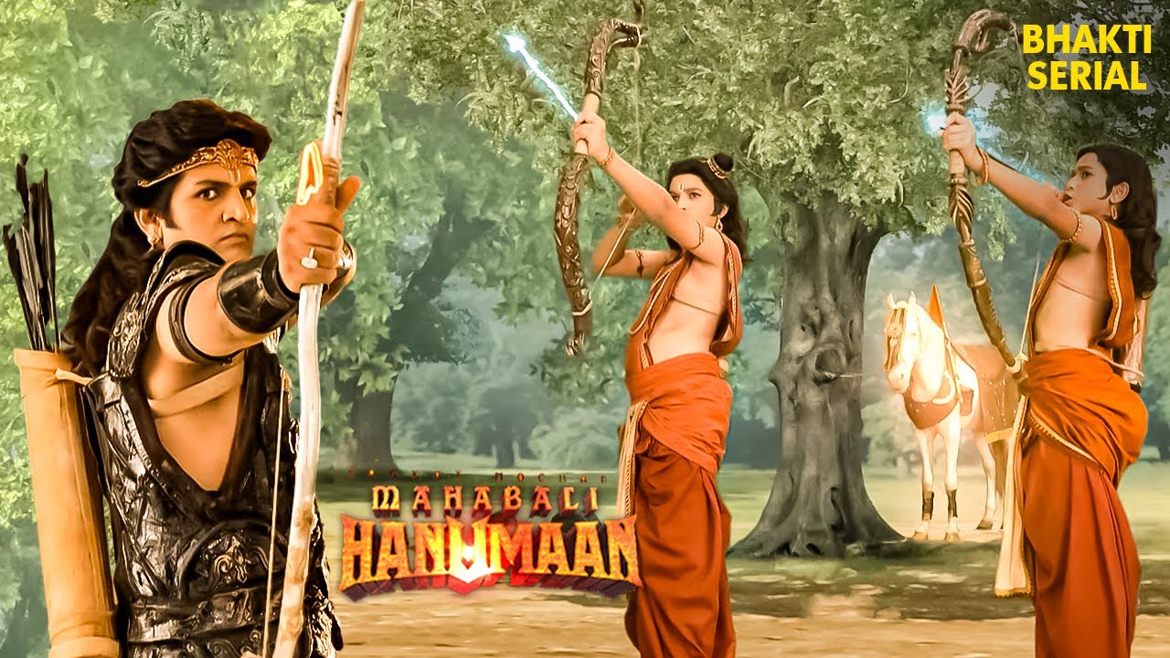 लव और कुश ने किया राजा शत्रुघ्न से युद्ध | Hanuman Series | Hindi TV ...