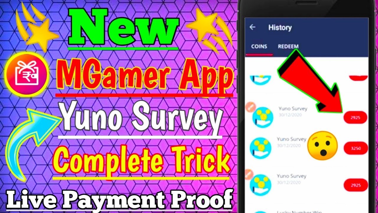 MGamer App Yuno Survey Completed | MGamer Yono Survey Tricks | New ...