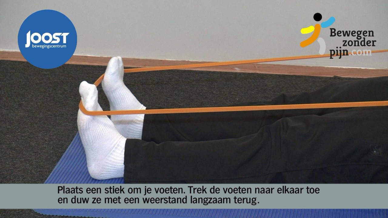 #20 Spierversterkende oefening voor de voet (deel 1) - YouTube